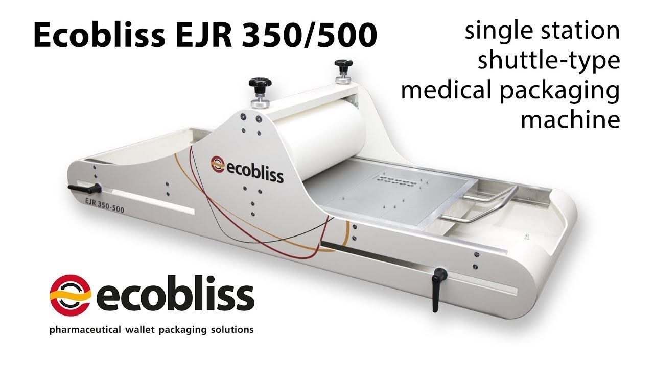 Ecobliss EJR350/500 for pharmaceutical wallets - YouTube