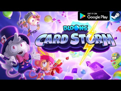 Bloons Card Storm | First Look Gameplay - YouTube