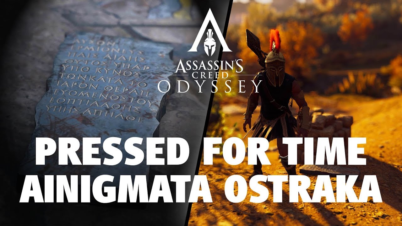Pressed for Time Ainigmata Ostraka Guide - Assassin's Creed Odyssey ...