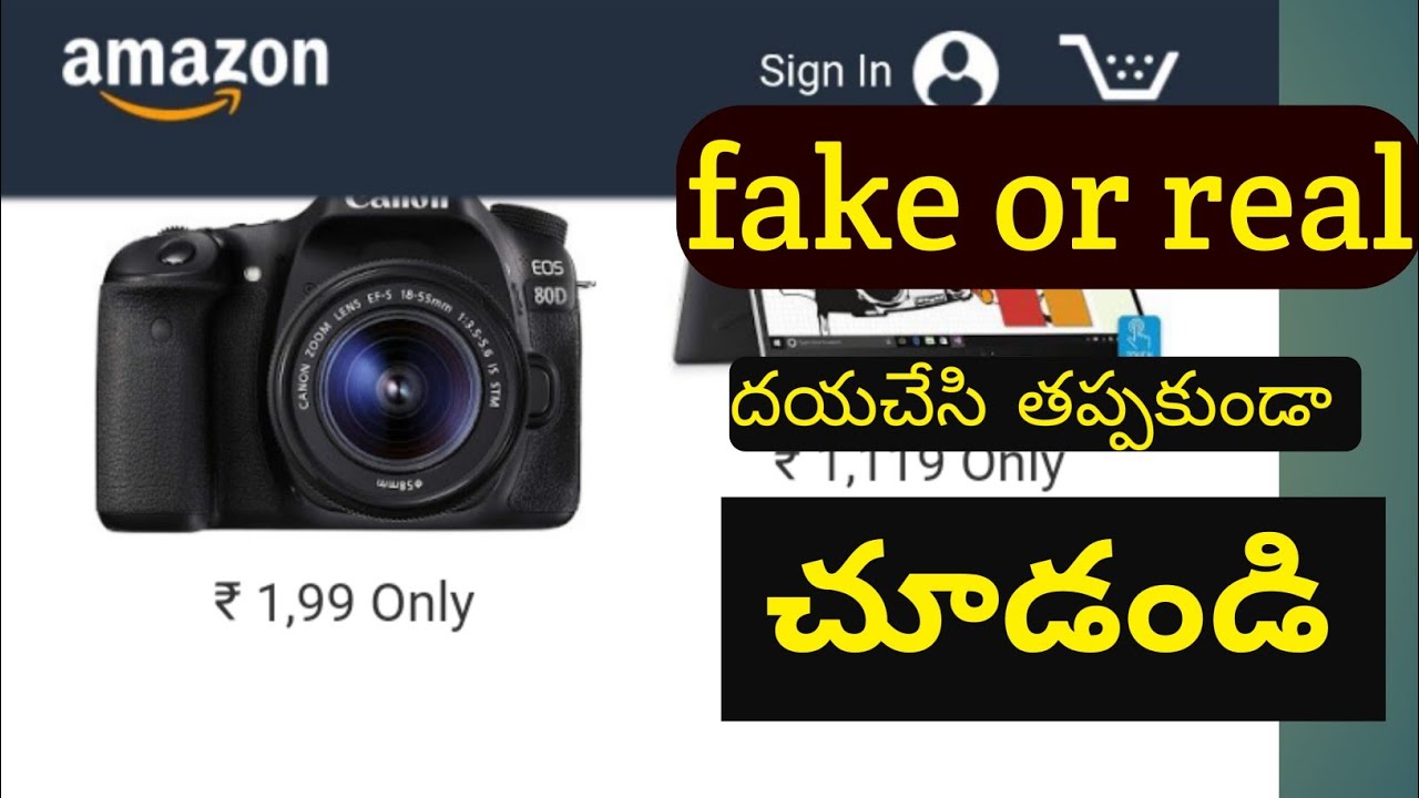 Amazon fake website see everyone and Awareness video - YouTube