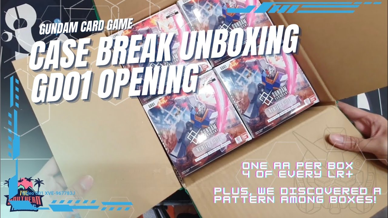 We Opened a Full Case of GD01 Gundam Card Game | We Discovered A ...