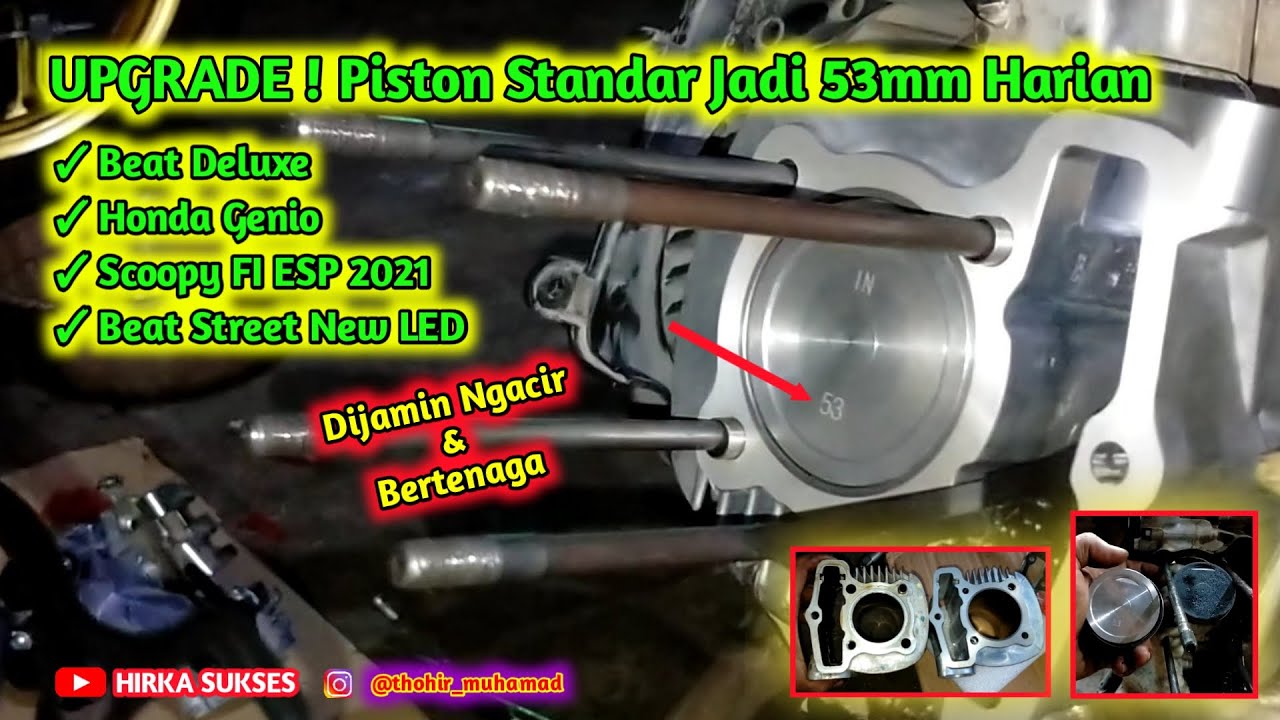 UPGRADE ! Tenaga Honda Genio, Beat Deluxe, Scoopy Fi, Beat Street LED ...