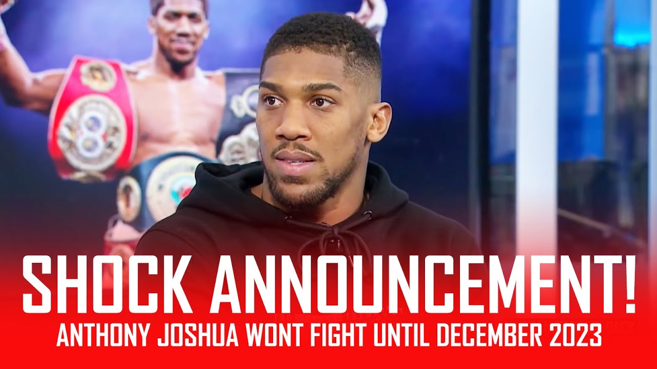 😱 Anthony Joshua makes SHOCK ANNOUNCEMENT: "My NEXT FIGHT is in ...
