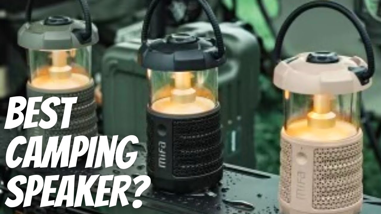 This Camping Light With Speaker is Perfect for Camping - YouTube