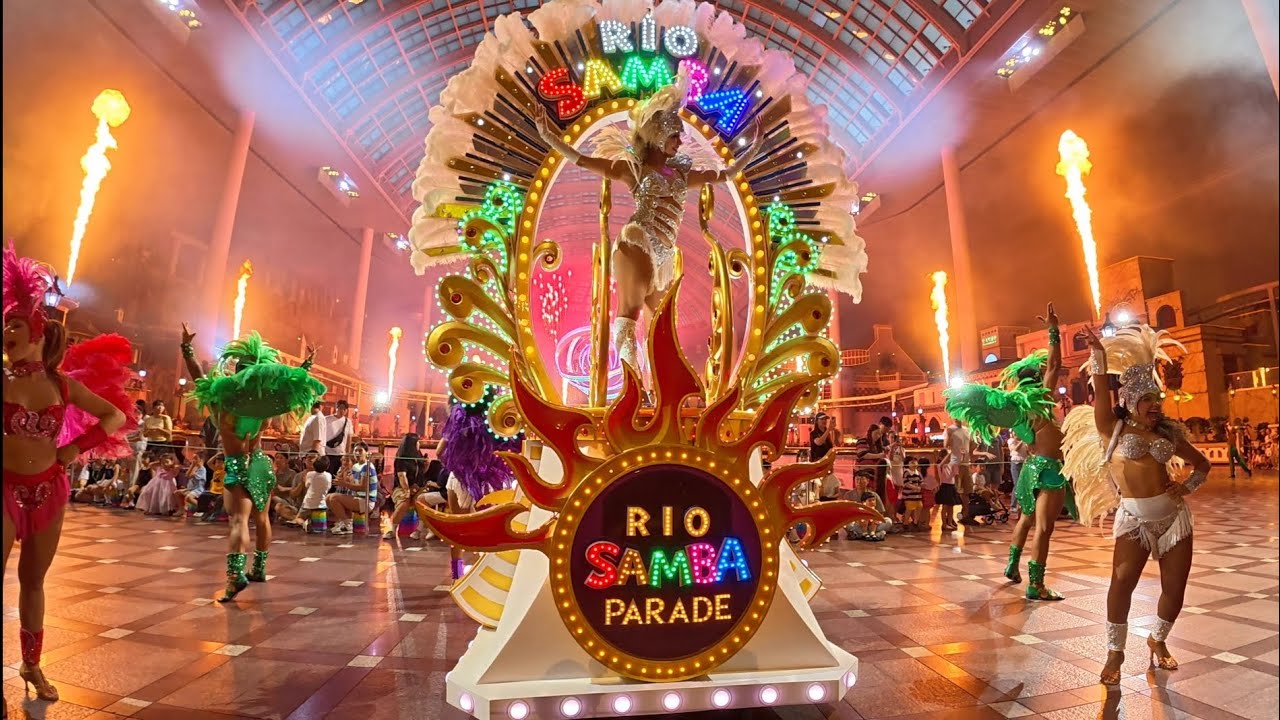[4K] 2025.07.11 롯데월드 삼바 카니발 야간 퍼레이드 - Samba Carnival Parade at night ...