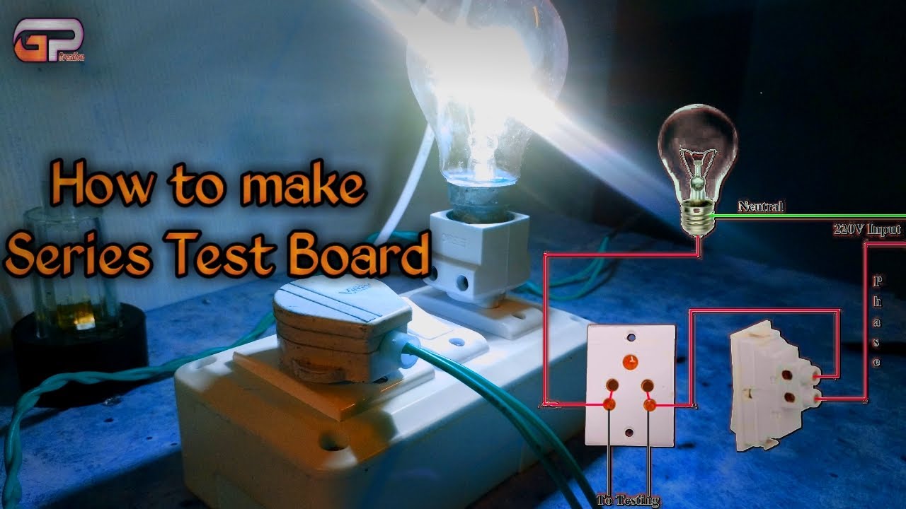 How to make series test board at home - YouTube