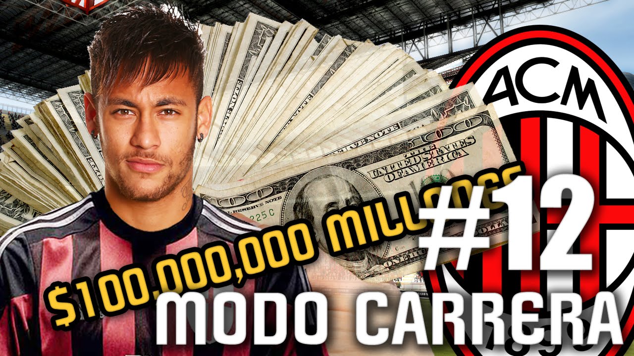 FIFA 16 Milan Modo Carrera #12 OMG!!! 100 MILLONES por NEYMAR!!! - YouTube