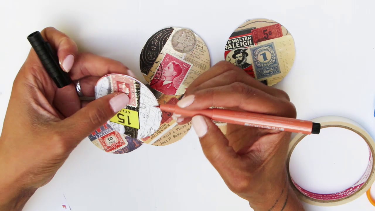 7 days challenge of ATC Coins and altered paper clips DAY 3 Ephemera ...