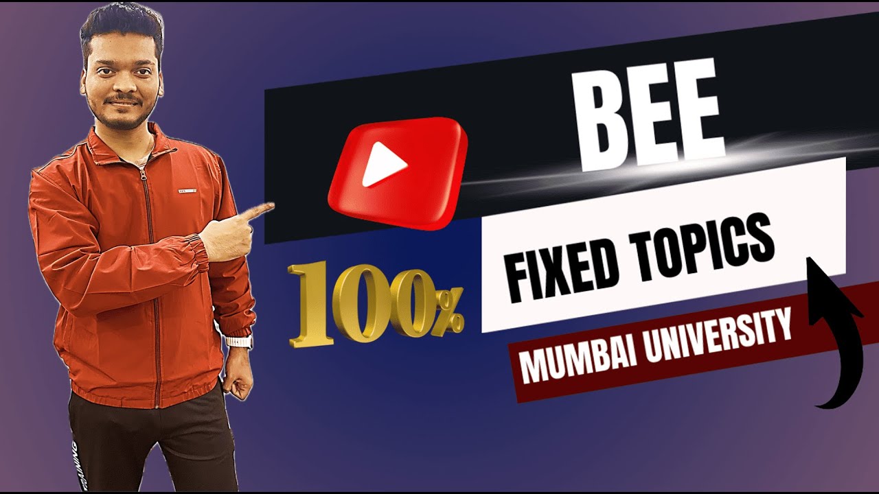 BEE Paper Pattern | Mumbai University Free Crash Course #sem1 #mu # ...