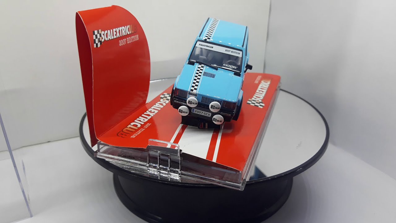 scalextric Seat Panda collector club 2007 - YouTube