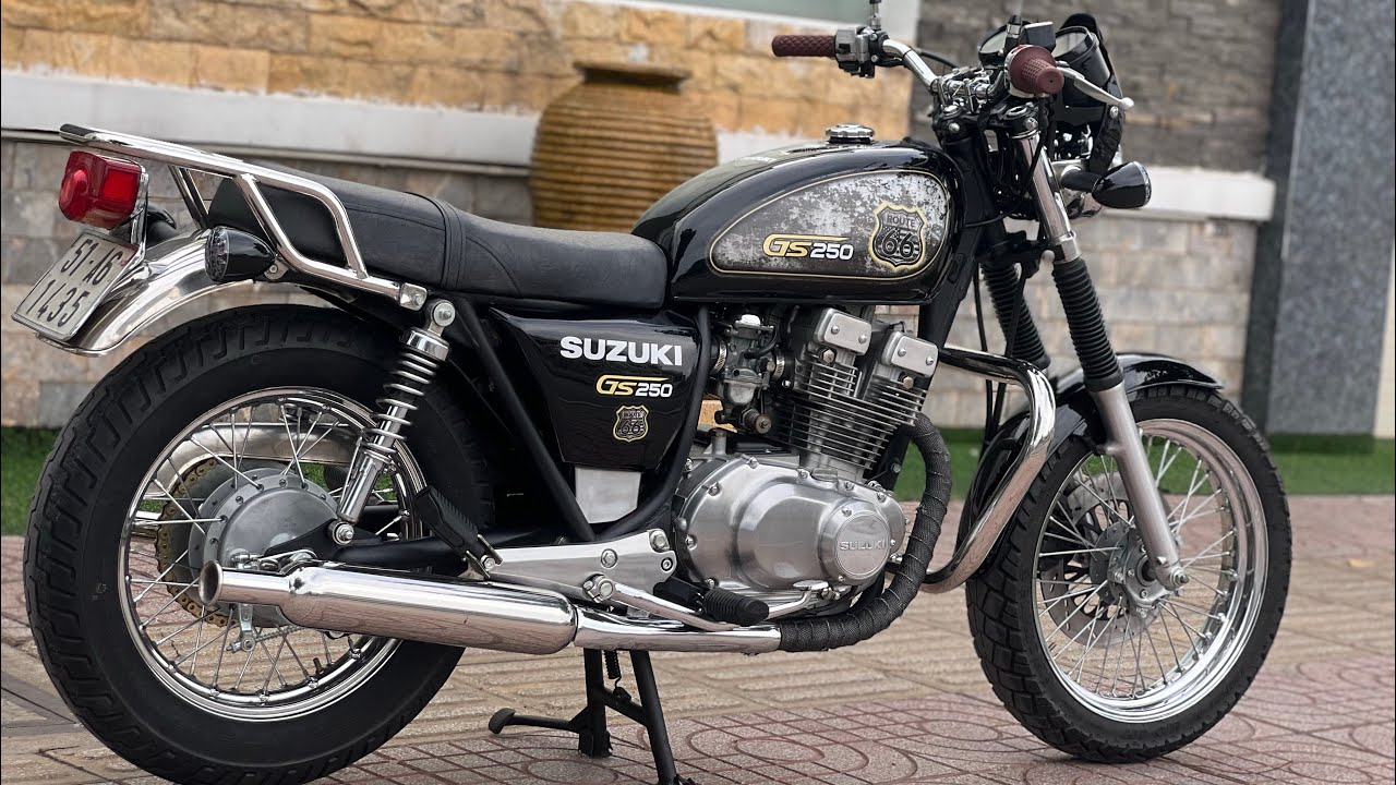 Suzuki gs 250 cuptom. Giá 92 triệu. Đối thủ honda beo 250. Ae kết alo e ...