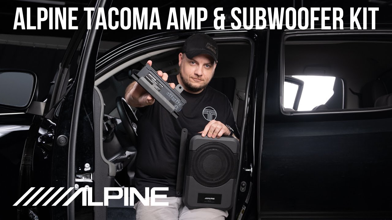 Toyota Tacoma Alpine Plug & Play 4-Channel Amp & Powered Subwoofer Kit ...