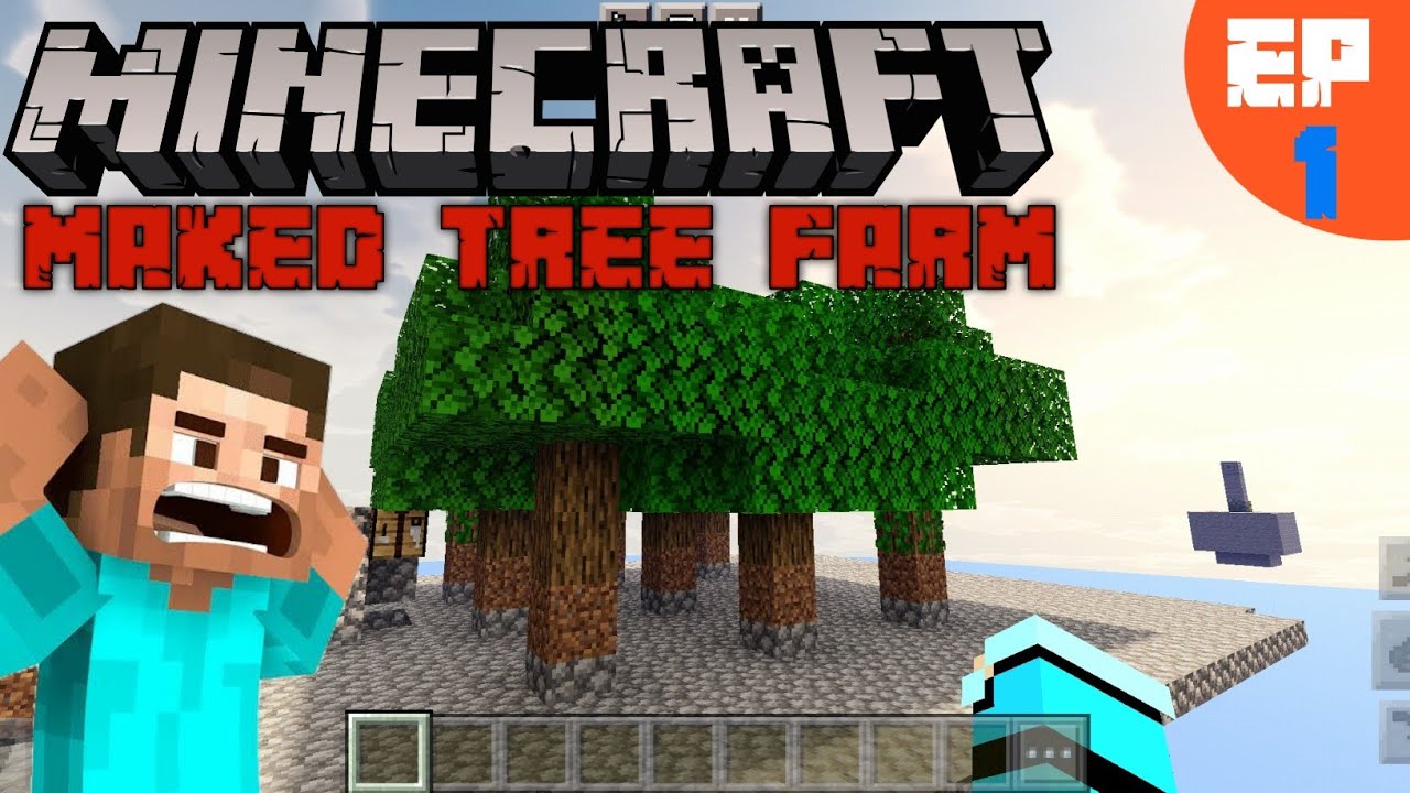 [MINECRAFT] SKYBLOCK EP 2 [MAKED TREE FARM] - YouTube