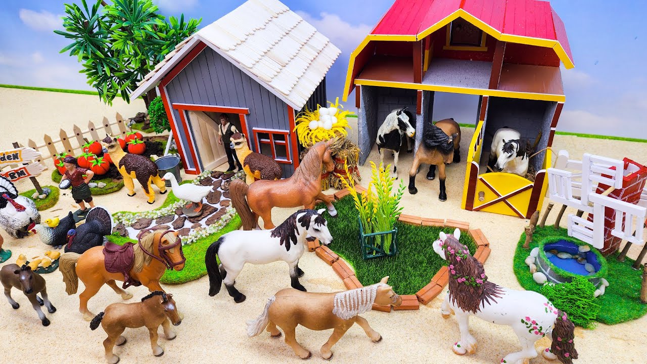31 Minutes Satisfying with DIY Miniature Farm Diorama - Growing And ...
