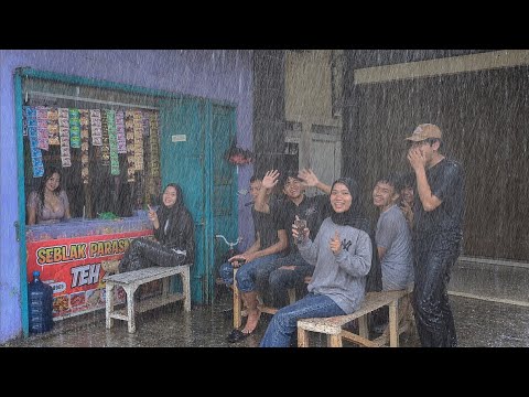 SUPER CRAZY RAIN! A VILLAGE PARADISE DESTROYED BY ASIA'S BIGGEST RAIN STORM AND WIND STORM!🥶