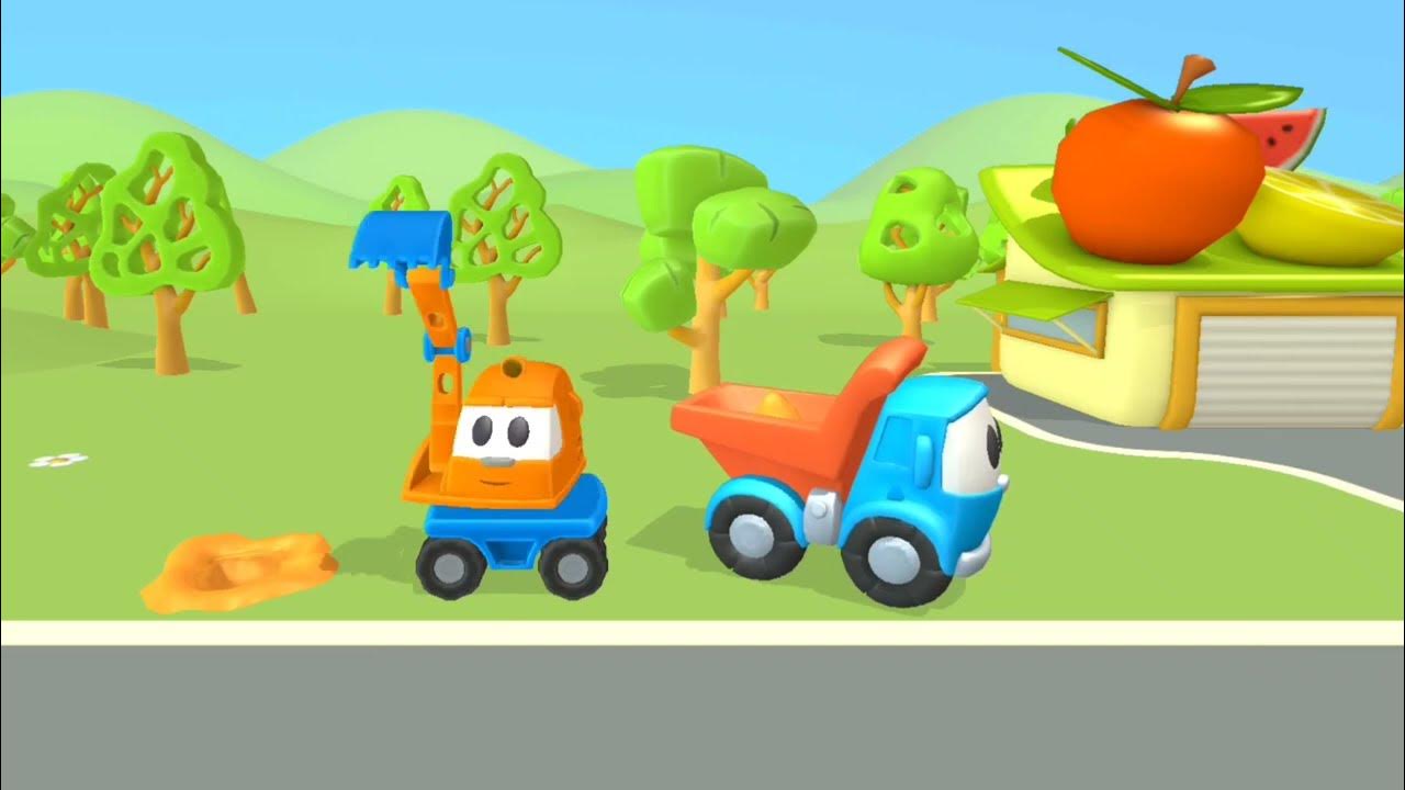 Car cartoons for kids & Learn farm vehicles for kids. Helper cars full episodes cartoon for ...