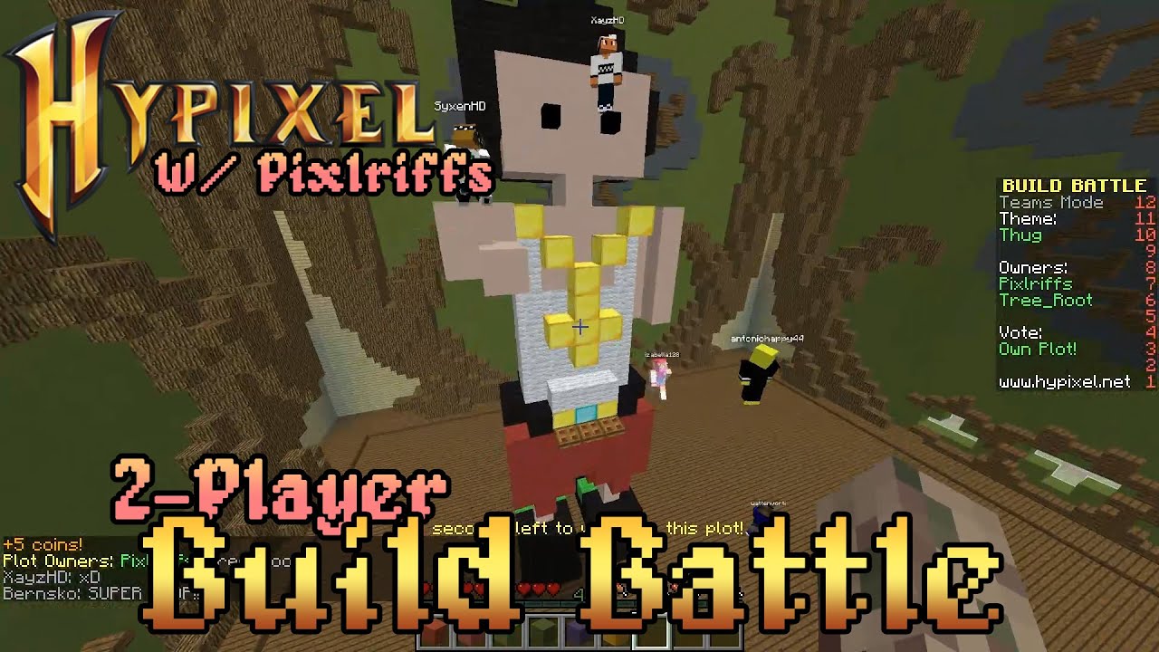 Hypixel Team Build Battle w/ Pixlriffs! Kitchen Thugs - YouTube