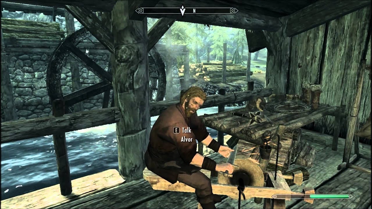 Let's Play: Skyrim part 2 Embershard Mine & Treasure Map 1 - YouTube