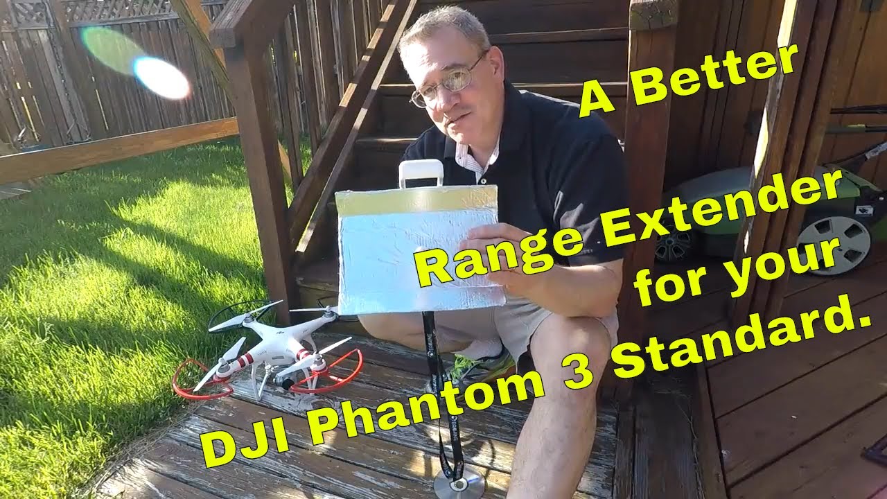 Easy DIY DJI Phantom 3 Standard RANGE EXTENDER! - YouTube