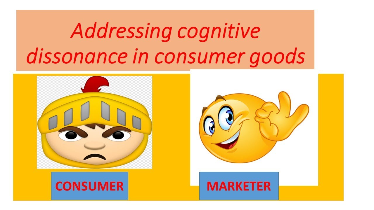 Addressing cognitive dissonance in consumer goods - YouTube