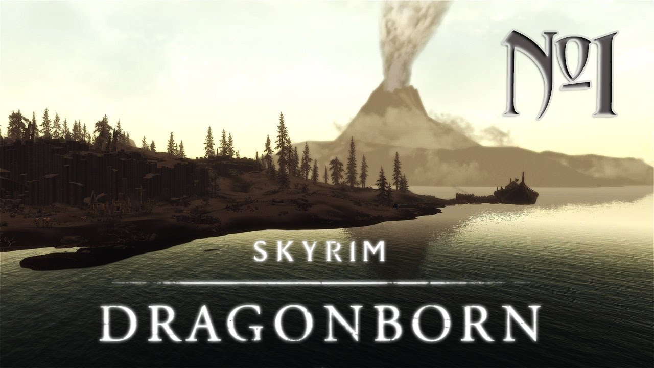 Прохождение TES V: Dragonborn #1 Воронья скала - YouTube