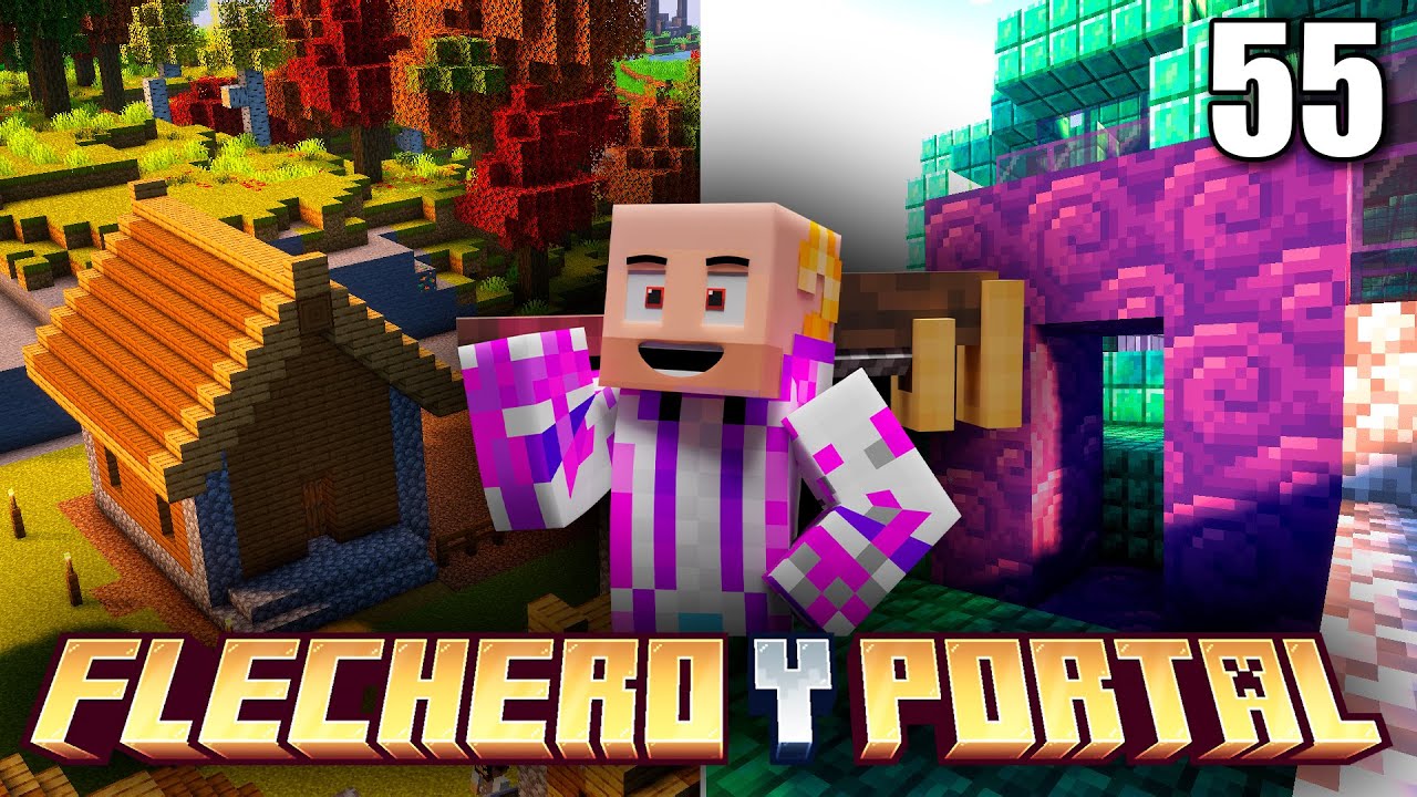 Crear pueblo en #minecraft | FLECHERO Y PORTAL | Mod Minecolonies ...