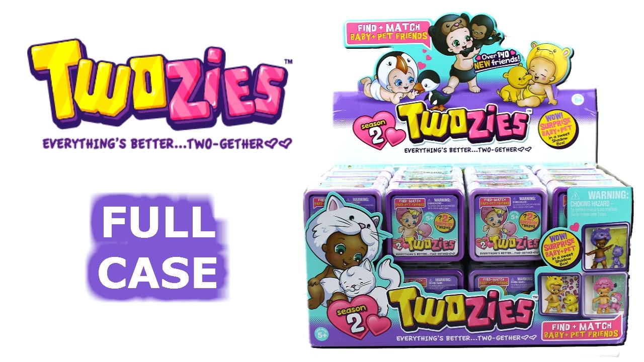 Twozies Season 2 Full Case Unboxing Blind Bags Shadow Box Opening ...