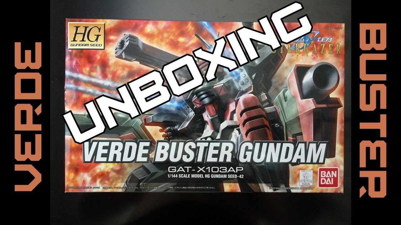 [Unboxing] HG (1/144) Verde Buster Gundam, Bandai Stargazer Action ...