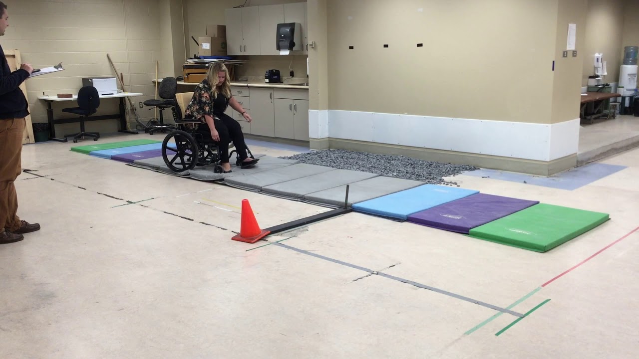 Rolls on soft surface backwards with foot propulsion at different seat ...