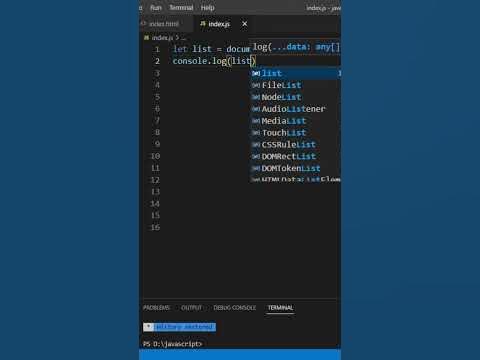 get content using querySelectorAll #javascript #shorts - YouTube