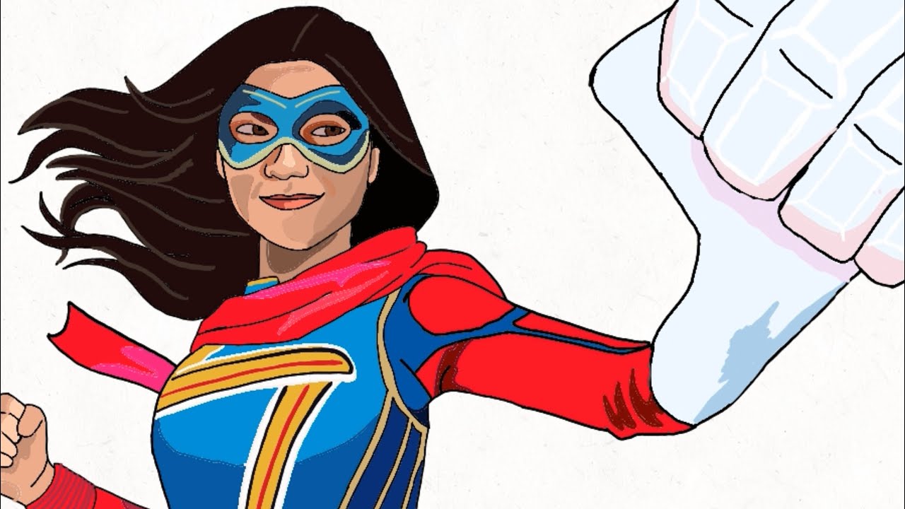 How to Draw Ms. Marvel Like a Pro 2022 - YouTube