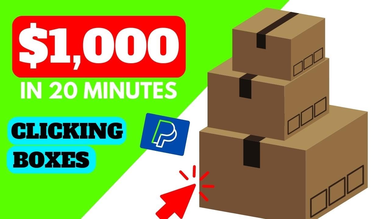 Earn $300 To CLICK BOXES (20 MINS = $1000) | Make Money Online 2023 ...