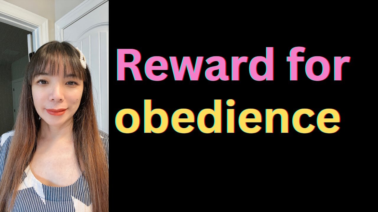 You'll receive favor/rewards for obedience. #propheticword # ...