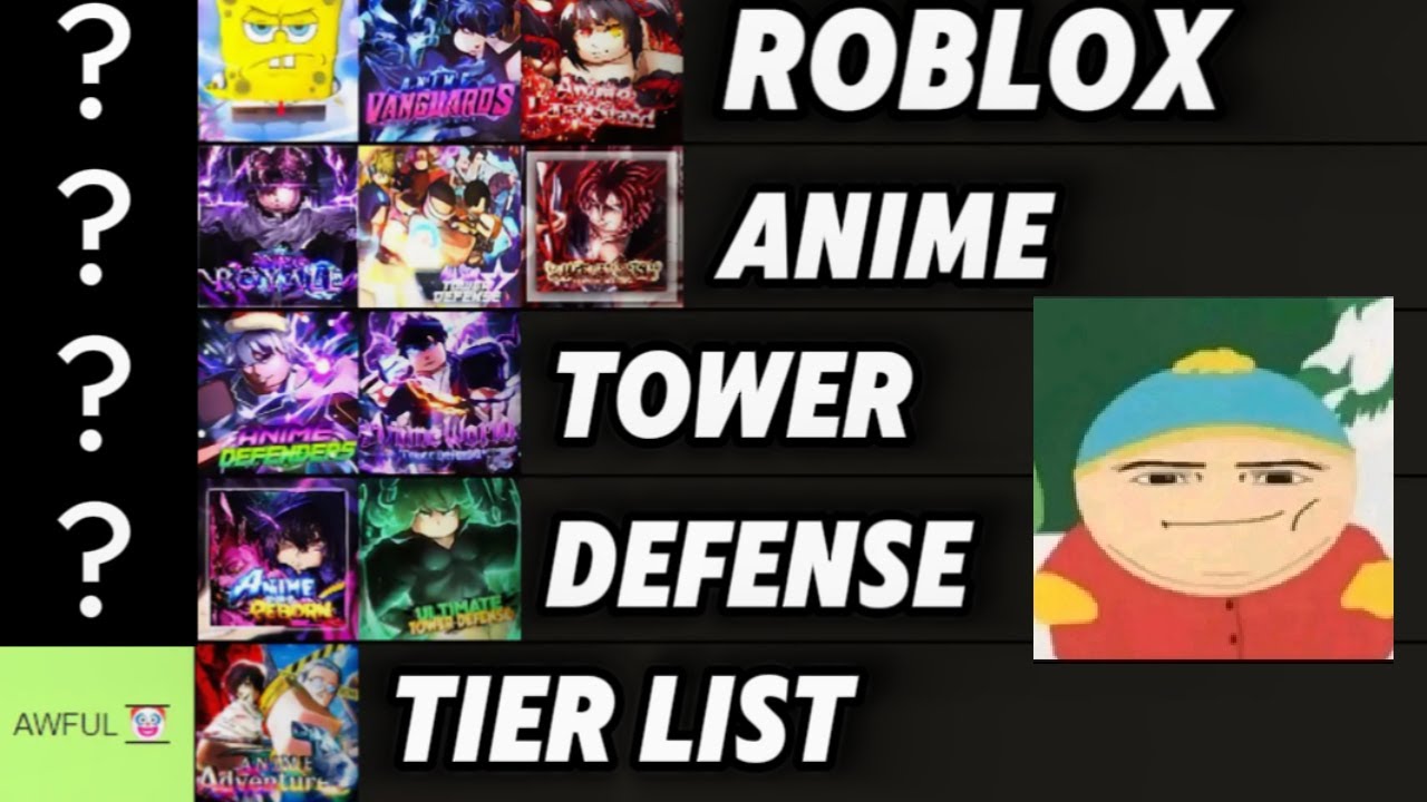 An Anime TD enthusiast RANKS Roblox's BEST Anime Tower Defense Games ...