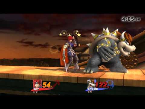Roy vs Bowser - YouTube