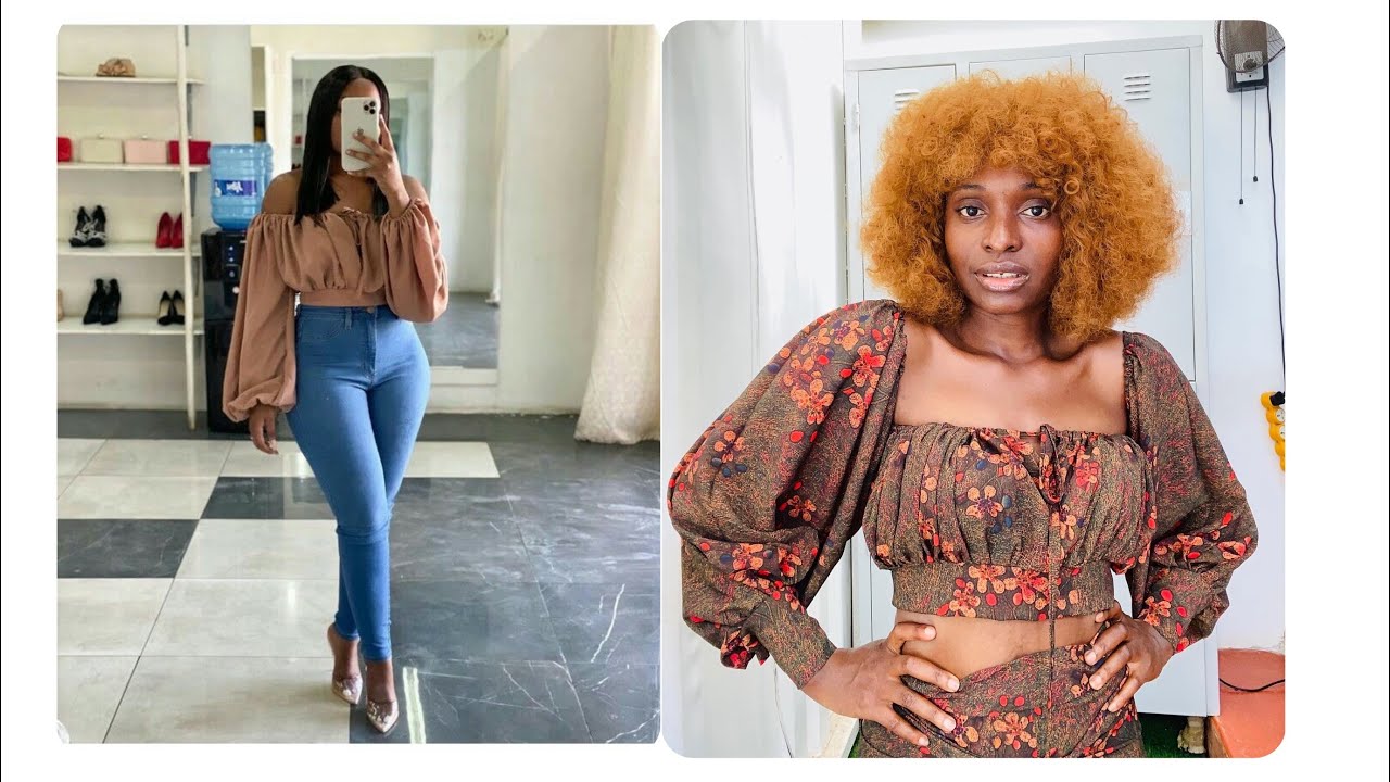 DIY how to make a milkmaid crop top with puff sleeves (The simplest ...
