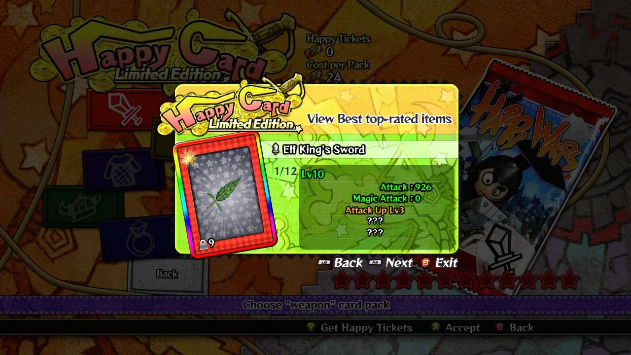 Happy Wars Update! New Evolvable Weapons! Evolvable Weapons Limited ...