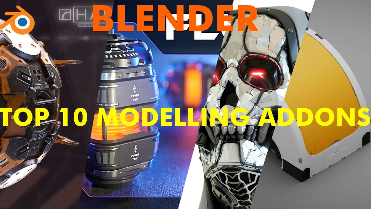 Top 10 Modelling Add-ons for Blender 2.8 - YouTube