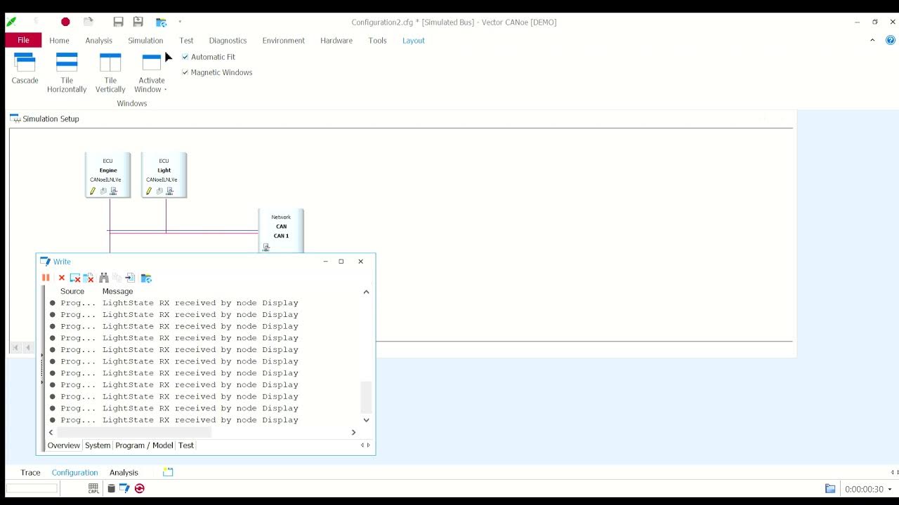 CAN Bus Simulation using Vector CANoe - YouTube