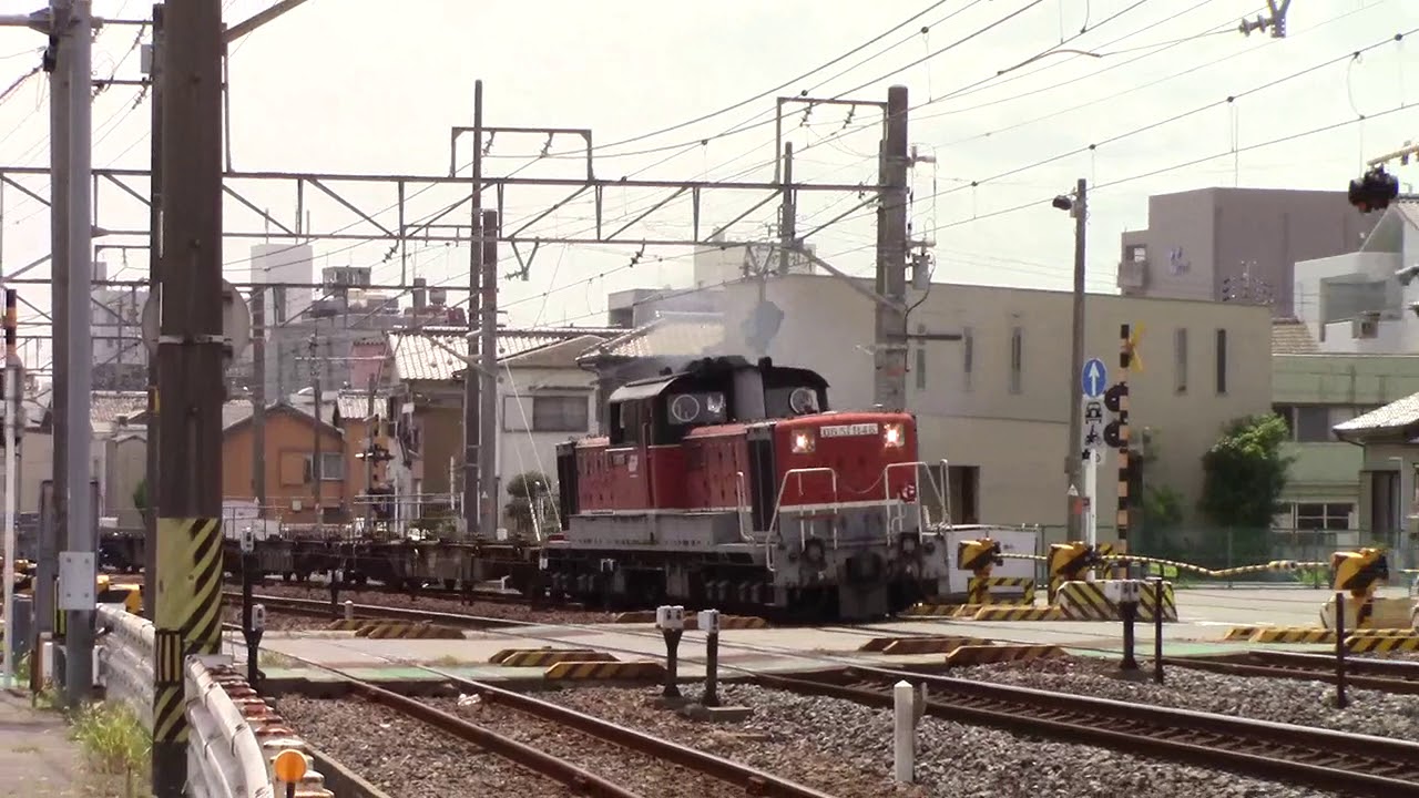 2080レ 四日市駅発車 DD51 1146 - YouTube