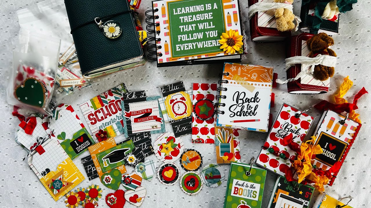 Smash a 12x12 Paper Pack With Me, Back To School Paper Ideas ...