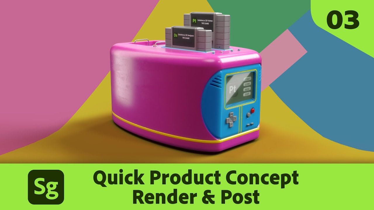 Quick Product Concept 03 - Render Post work with Adobe Photoshop ...