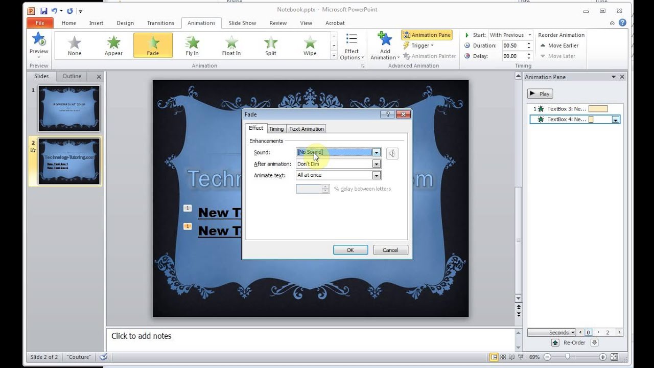 Microsoft Powerpoint How To Do Fade In Animation Effect YouTube microsoft-powerpoint-how-to-do-fade-in-animation-effect-youtube