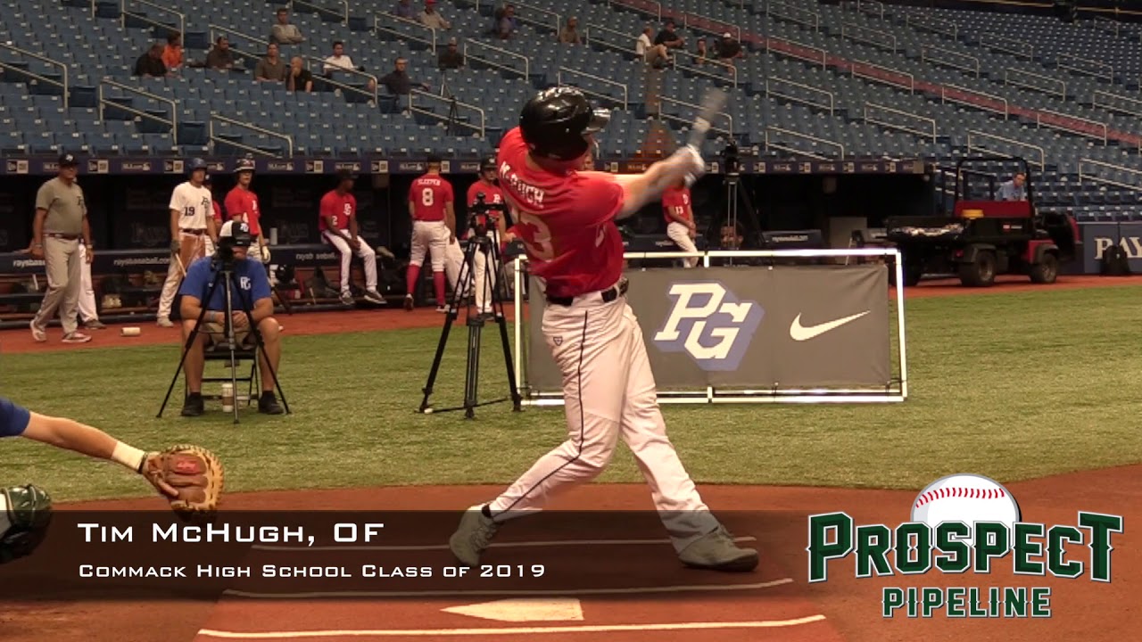 Tim McHugh Prospect Video, OF, Commach High School Class of 2019 - YouTube