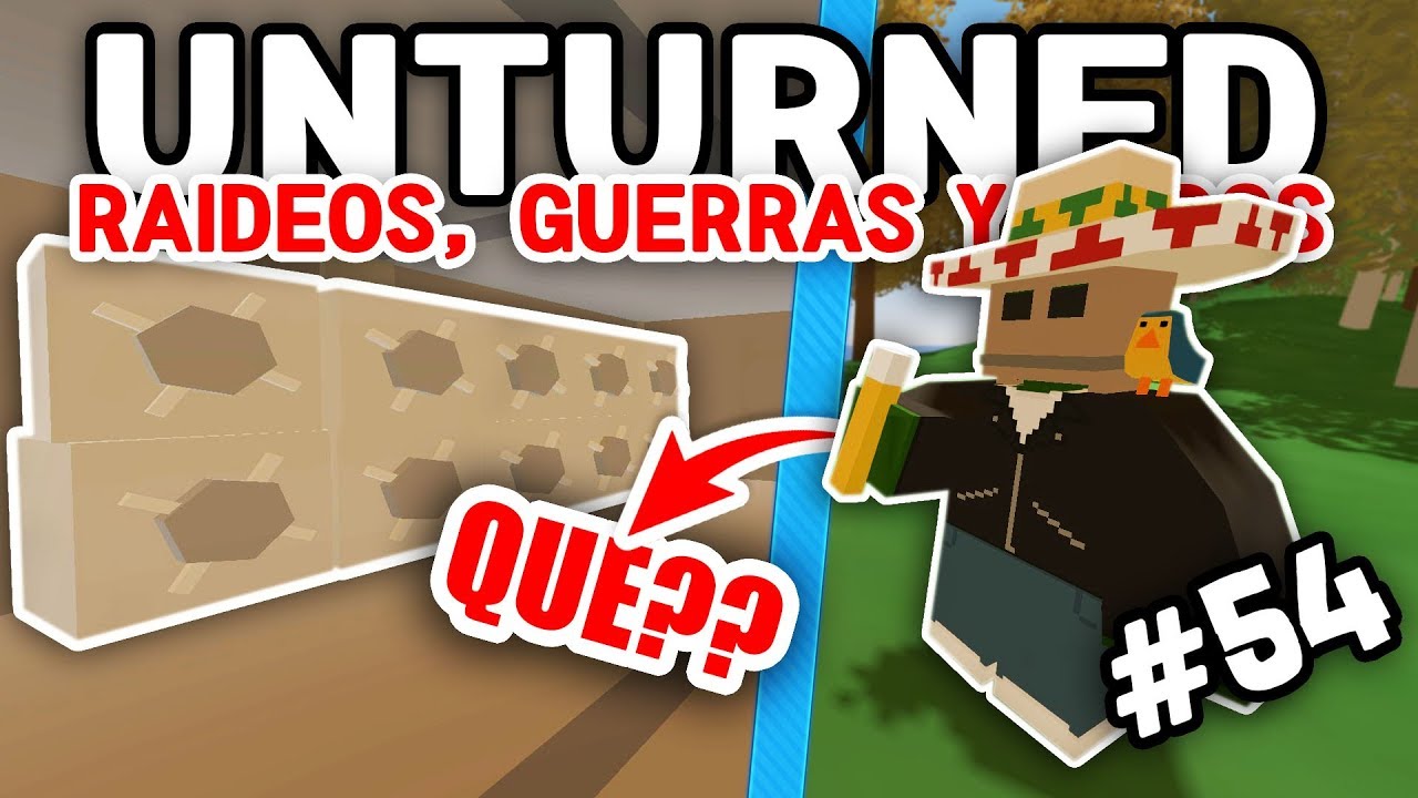 RAIDEO CON FLARE A BASE *LLENA DE LOCKERS* | #54 | UNTURNED - YouTube