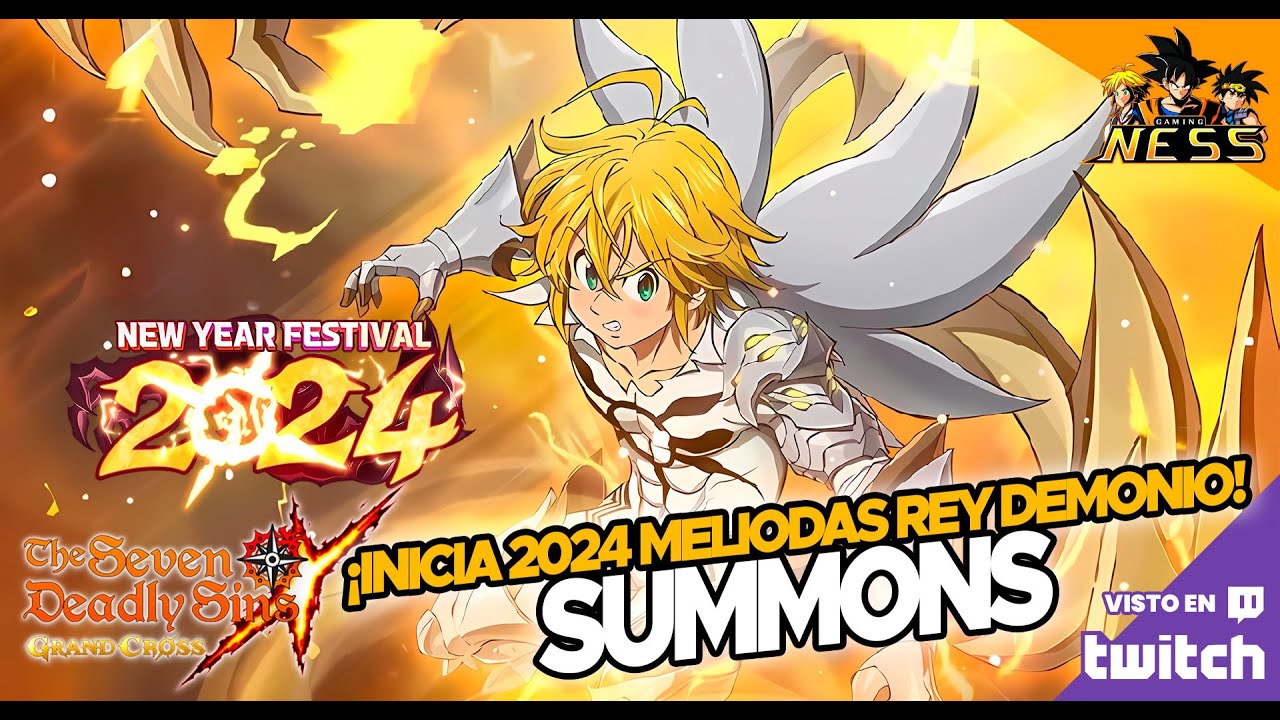 ⚔ 7DS GRAND CROSS | 🎊 ¡INICIAMOS EL NUEVO AÑO CON MELIODAS REY DEMONIO ...