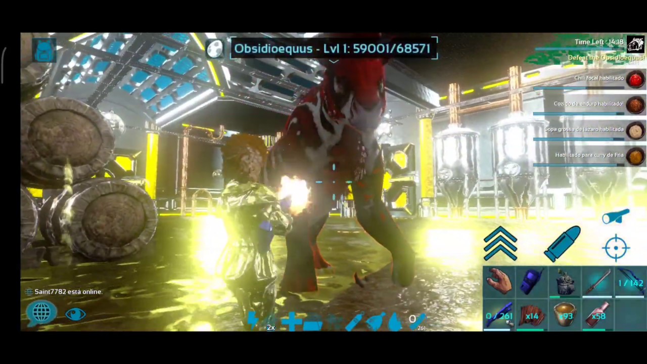 BOSS Obsidioequus tutorial | Dungeon ARK MOBILE - YouTube