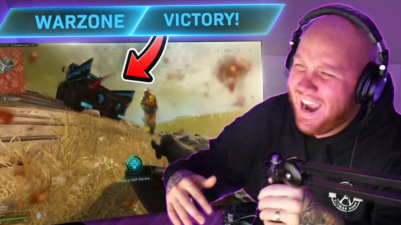 TIMTHETATMAN REACTS TO THE CRAZIEST WARZONE ENDING!! - YouTube