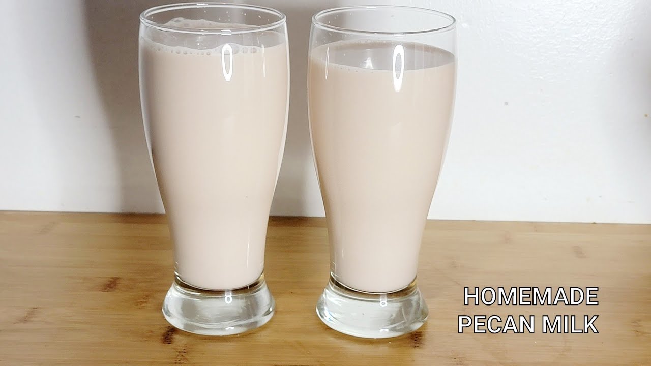 HOMEMADE PECAN MILK | How to Make Pecan Milk At Home - YouTube