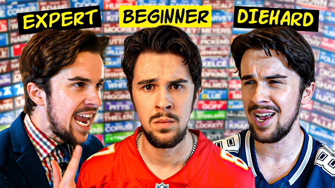 The 8 Guys At Every Fantasy Football Draft - YouTube